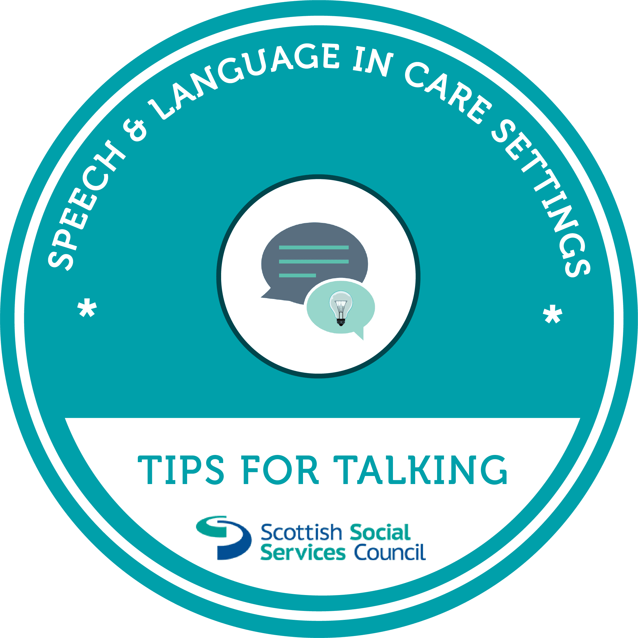 Speech and Language in Care Settings - Tips for Talking - SSSC MyLearning